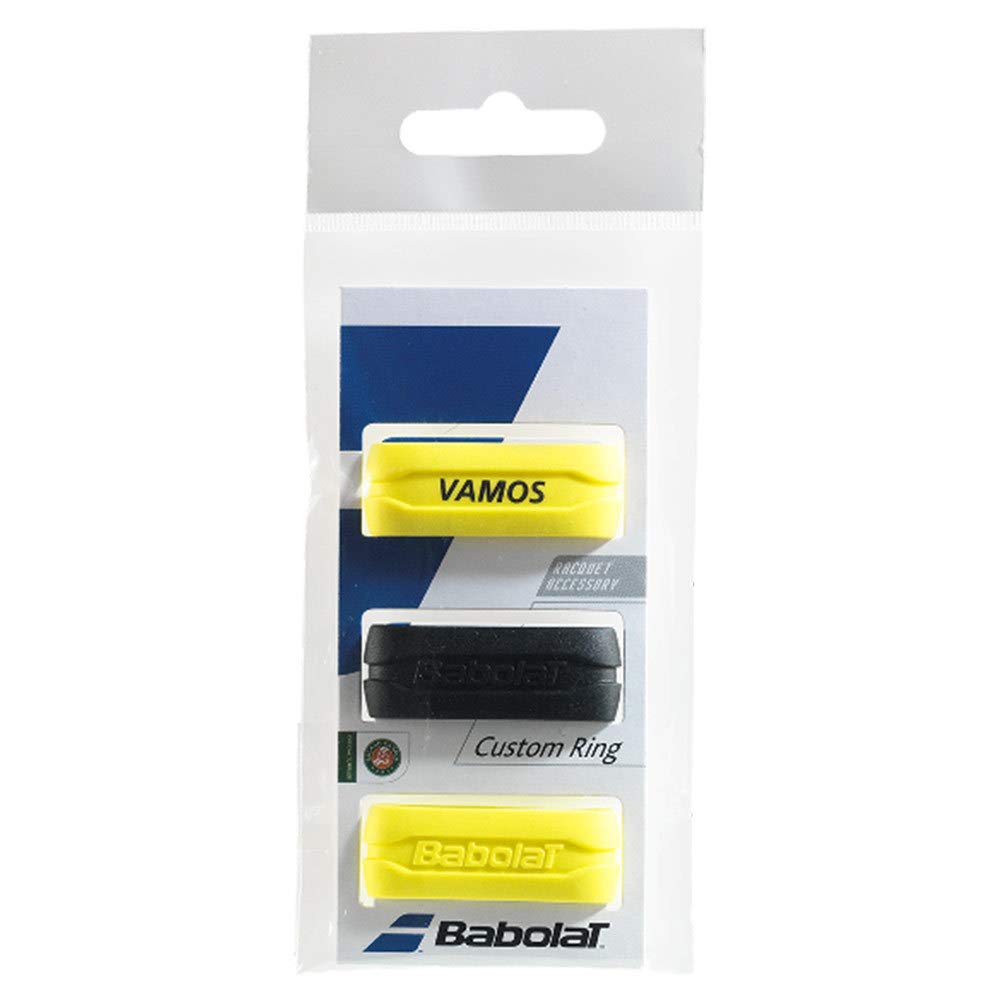 Babolat Custom Rings x3 in Yellow/Black
